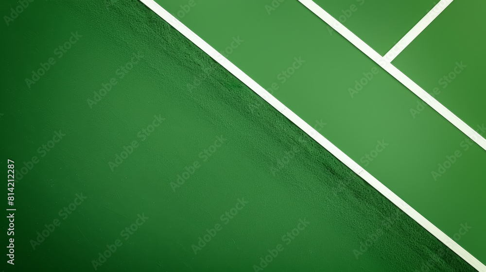 Green Tennis Court Surface with White Lines: Sports Background Texture ...