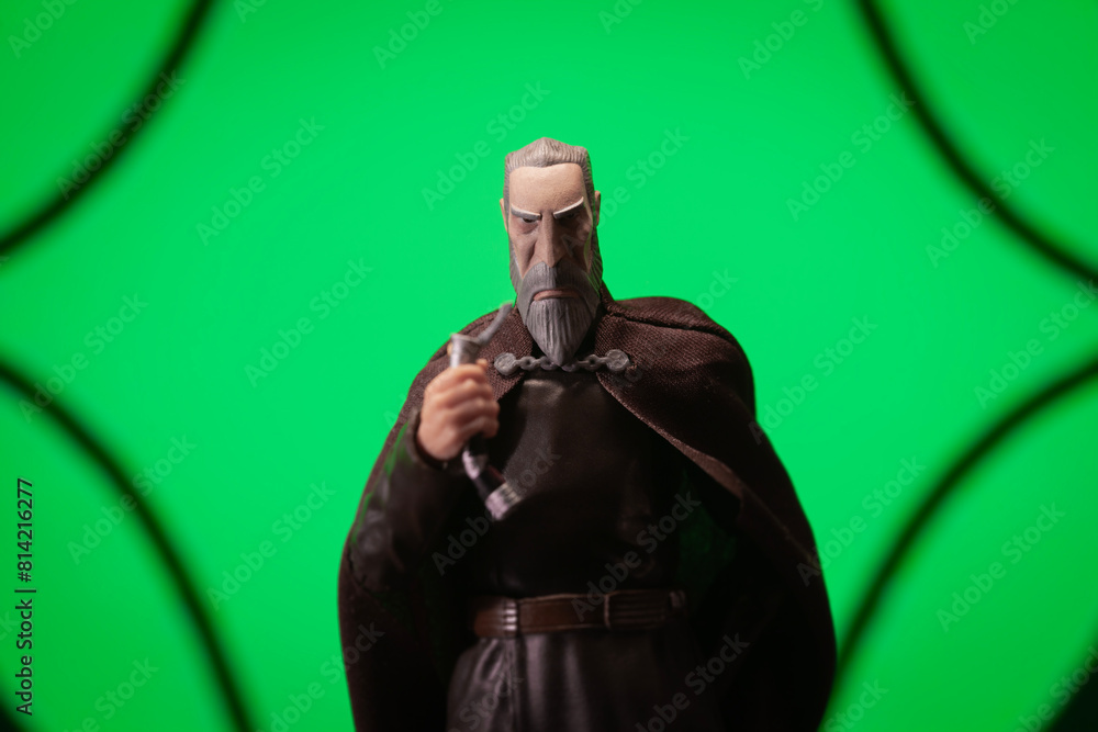 NEW YORK USA, MAY 20 2024: Sith lord Darth Tyranus - Count Dooku ...