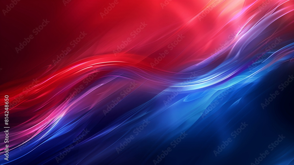 Abstract Red and Blue Dynamic Waves Background for Corporate Design and ...