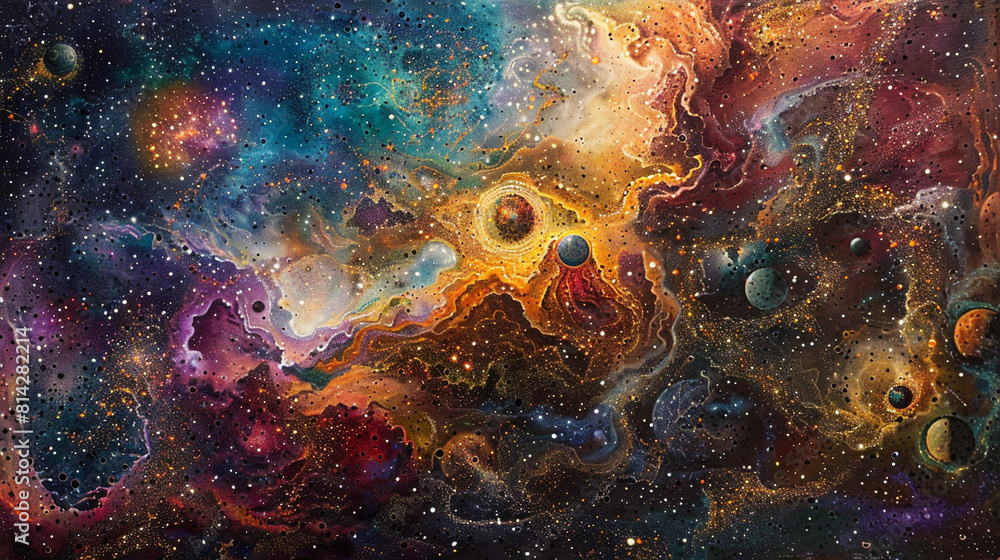 Celestial Abstract Capturing Cosmic Wonders in Stunning Art – A Journey ...