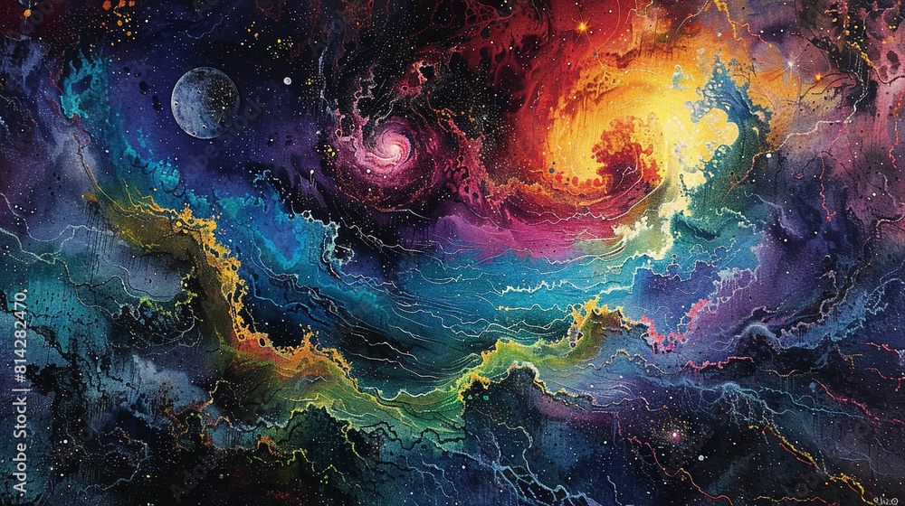 Celestial Abstract Capturing Cosmic Wonders in Stunning Art – A Journey ...