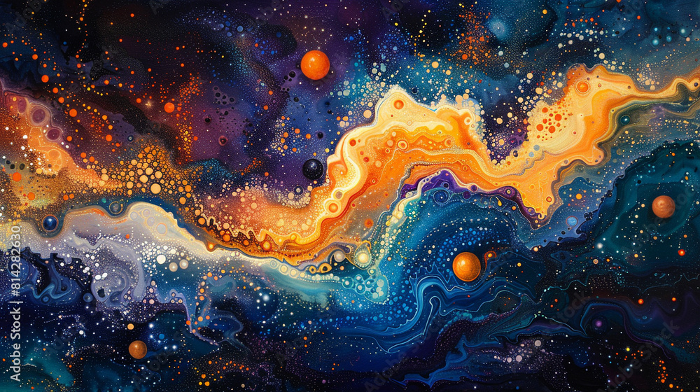 Celestial Abstract Capturing Cosmic Wonders in Stunning Art – A Journey ...