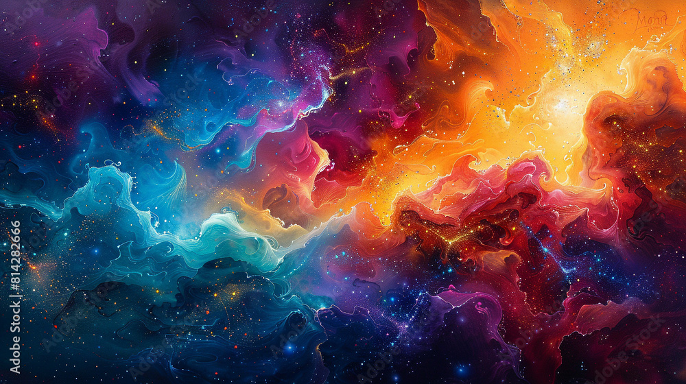 Celestial Abstract Capturing Cosmic Wonders in Stunning Art – A Journey ...