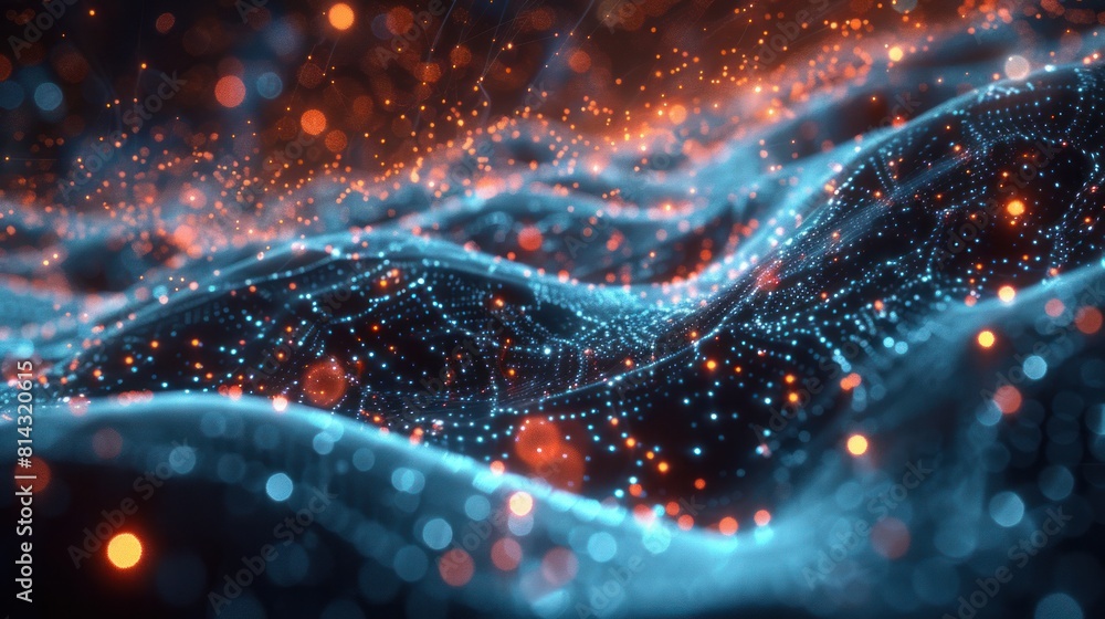 Dynamic visuals depict our interconnected world, where technology ...