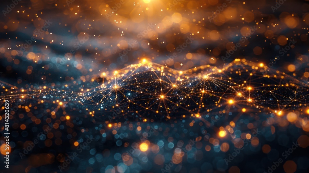 Dynamic visuals depict our interconnected world, where technology ...