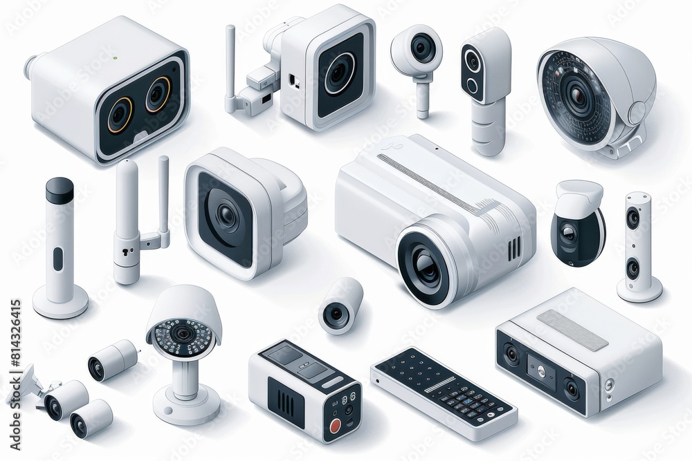 Surveillance cameras with electronic monitoring integrate email alerts ...