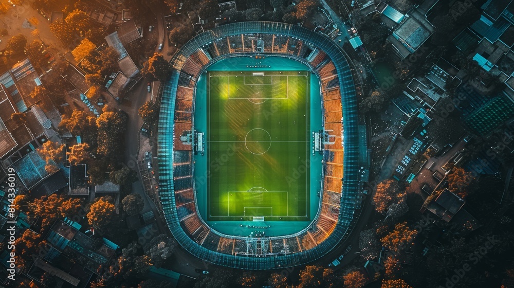 An overhead shot of the newly built indoor large-scale dynamic youthful ...