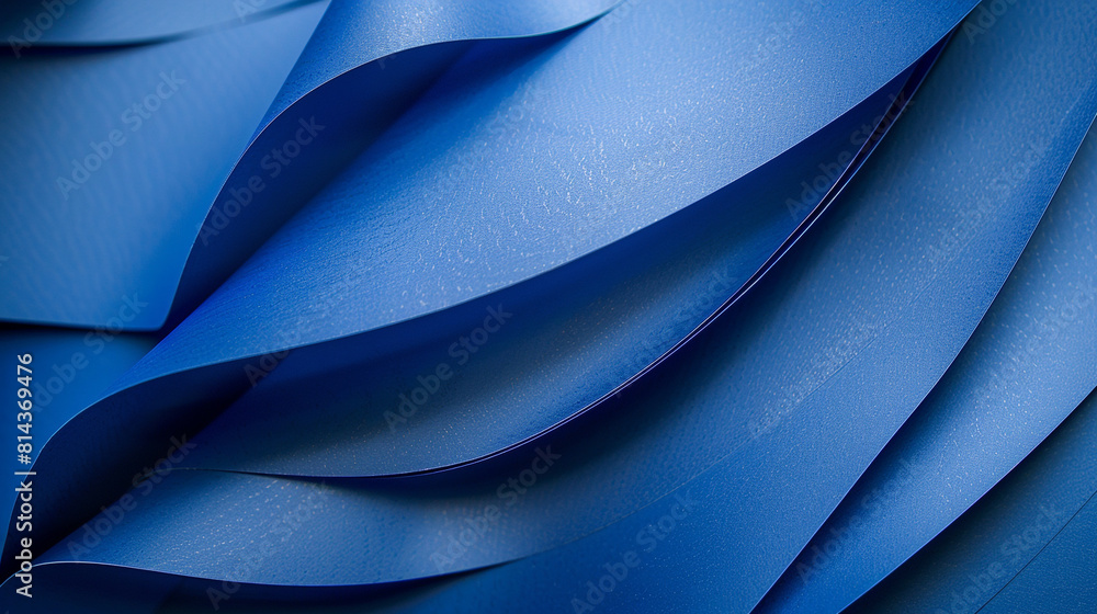 Sapphire blue paper texture with a satin finish, adding depth and ...