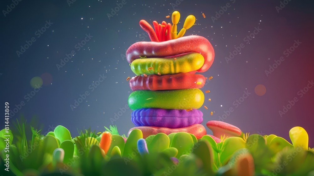 The digestive system is a long, twisting tube that starts at the mouth ...