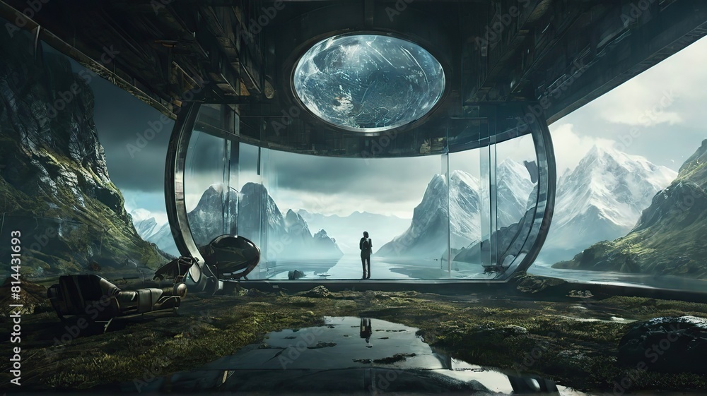 hyper realistic, landscape, terragen, cinematic, Sci-Fi Zoom ...