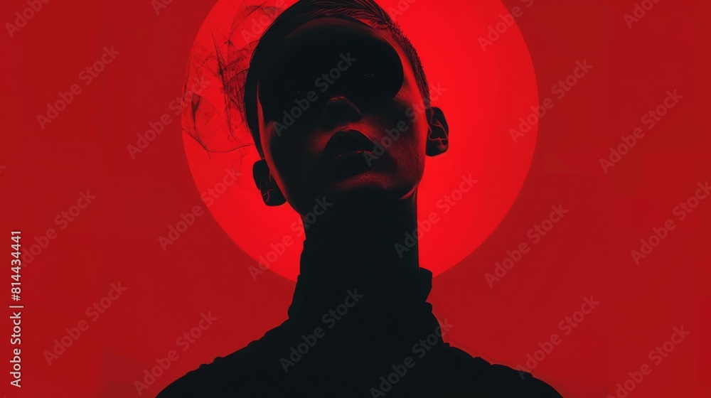 A modern layout for a high-end portrait shoot that combines poster ...