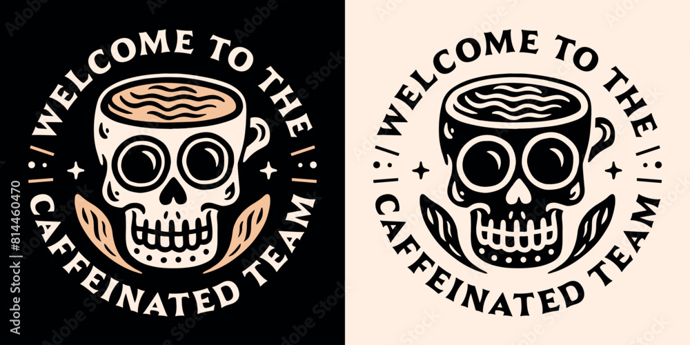 Coffee People Logo Welcome To The Team Caffeinated Coffee Lover Club