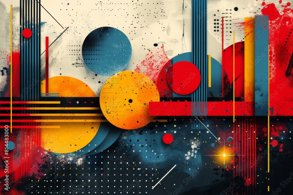 abstract background in colors and patterns for Olympic Day Stock ...