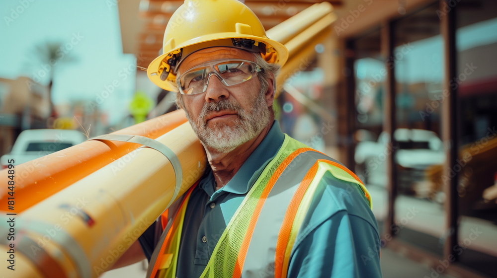 Building Dreams,Construction Worker Amidst the Scaffold,On the Job ...