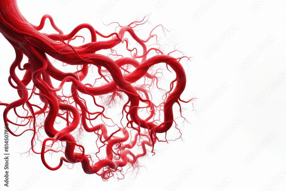 red Arteriography, Radiographic examination of blood vessels using a ...
