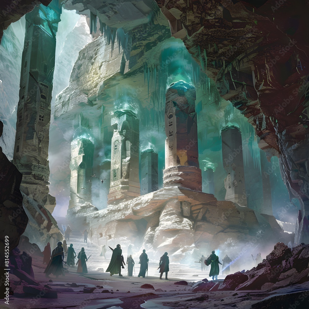 Cave Temple: Inside the mystical cavern, adorned with ancient relics ...