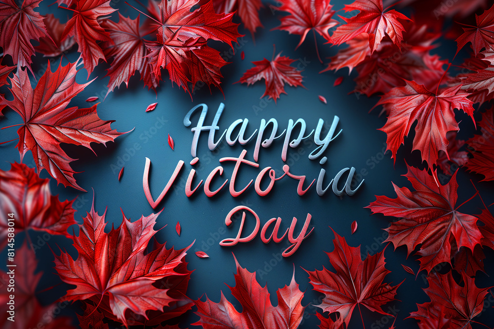Happy victoria day background to honour Queen Victoria. Stock Photo ...