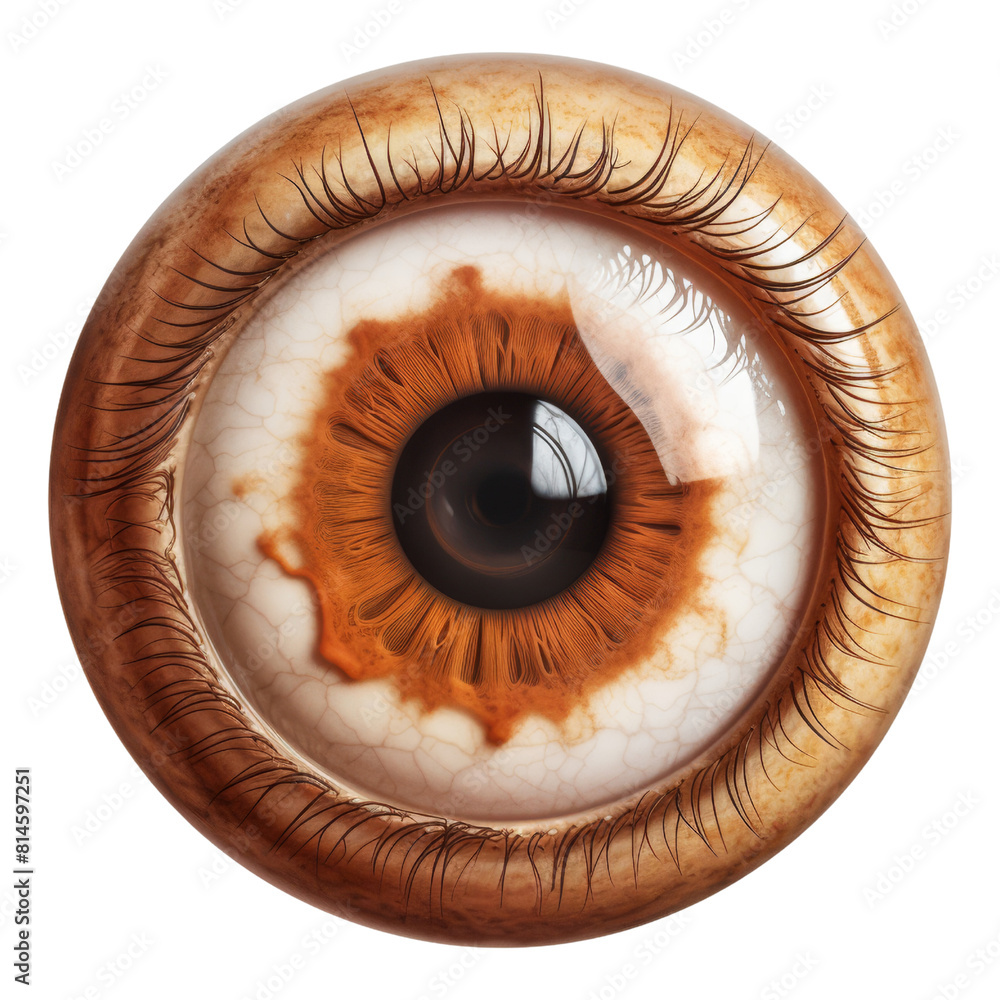 Description Highresolution PNG of a realistic human eye, isolated with ...