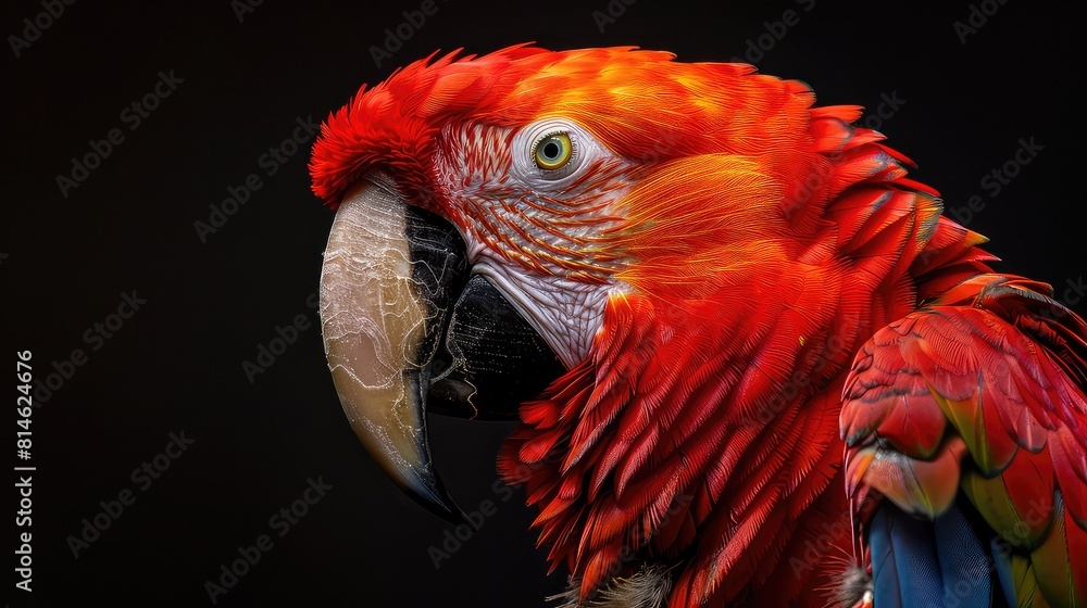 An engaging image showcasing the regal profile and captivating gaze of ...