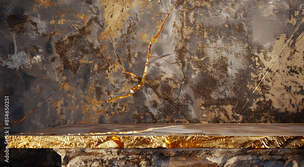 Stone plinth background in premium luxury style with smooth texture ...