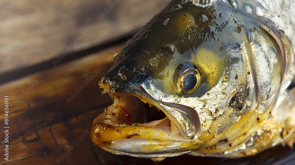 Pacu fish, a freshwater fish commonly grilled or roasted in Brazilian ...