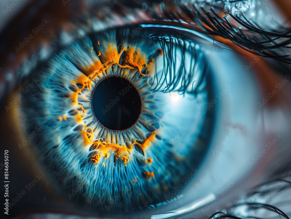 Eye Anatomy Close-Up: High-Resolution Image Showing Eye Structure and ...