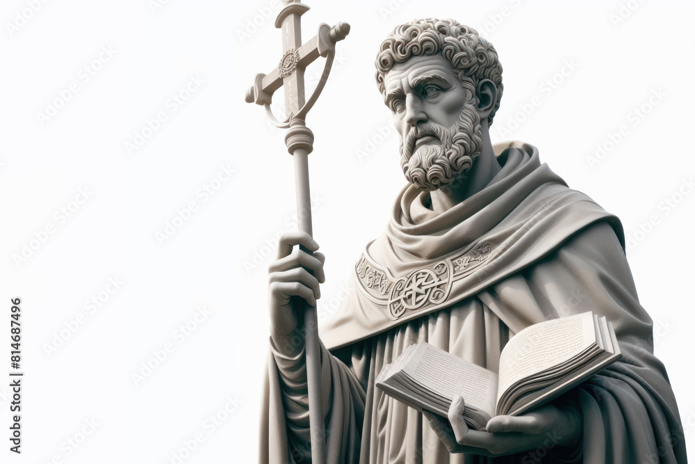 Statue Augustine of Hippo, Saint Augustine, philosopher and theologian ...