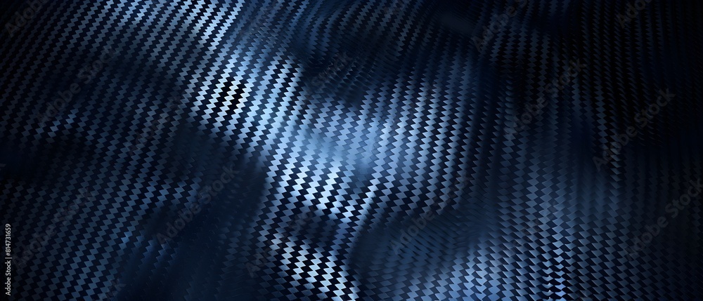 Blue background with carbon fiber texture pattern vector presentation ...