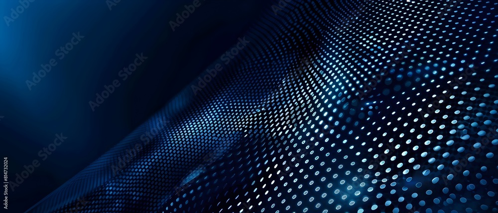 Blue background with carbon fiber texture pattern vector presentation ...