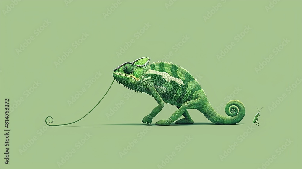 Create an animated GIF of the minimalist illustration, showing the ...