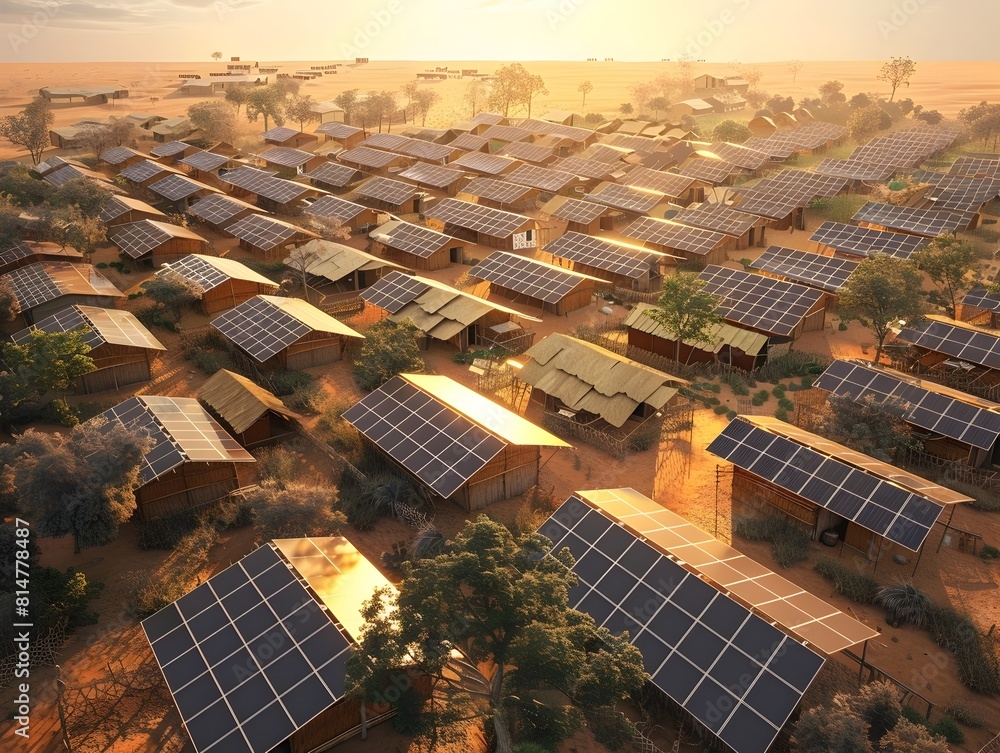 Visualization of Solar Powered Microgrids Powering Remote Off Grid ...