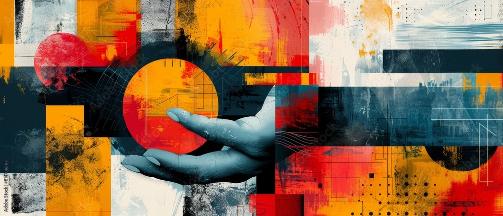 Design art concept abstract contemporary modern background business ...