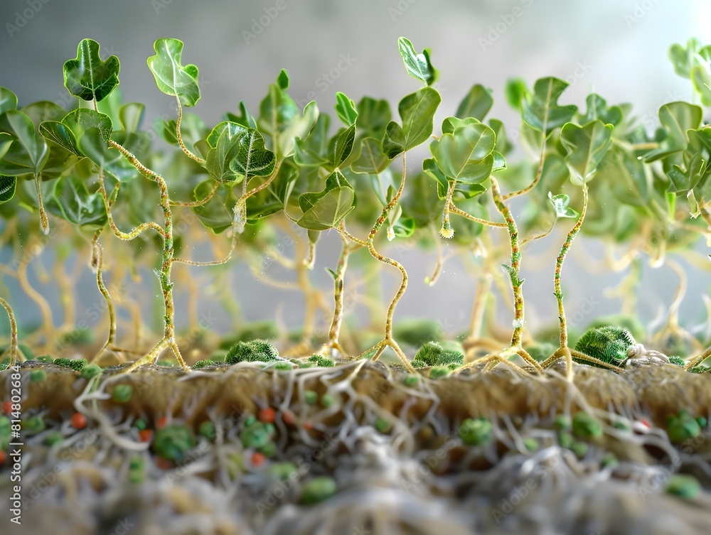 Foto de of Bacterial Nitrogen Fixation in Legume Root Nodules ...