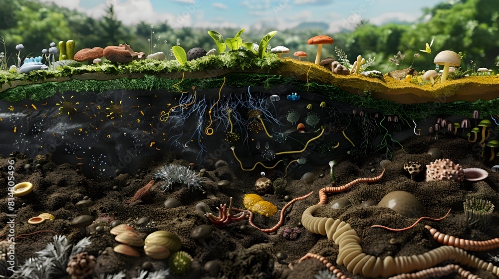 Visualizing the Symbiotic Roles of Fungi and Bacteria in the Composting ...