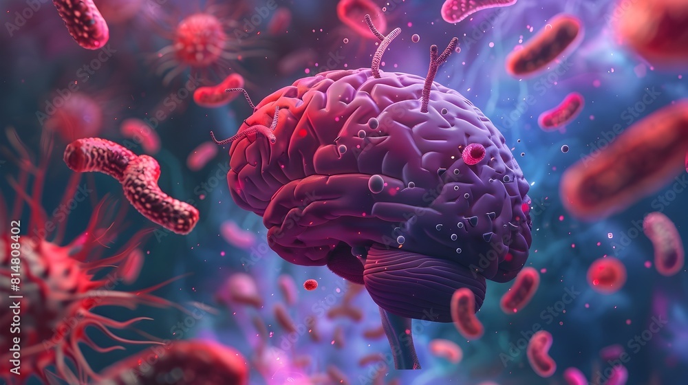 Visualization of Bacterial Interactions in the Gut Brain Axis ...