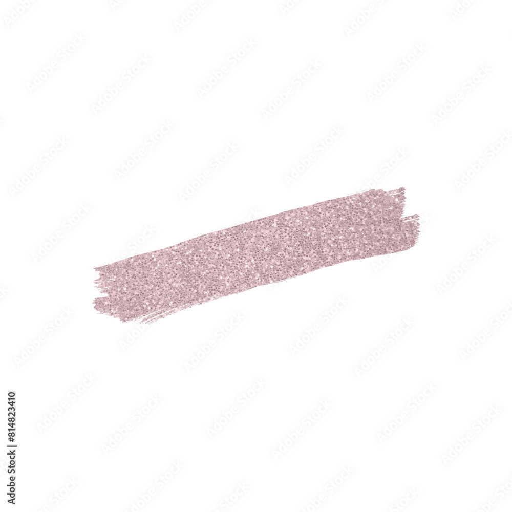 Soft Opacity Rose Gold Glitter Lipstick Smear Transparent Background ...