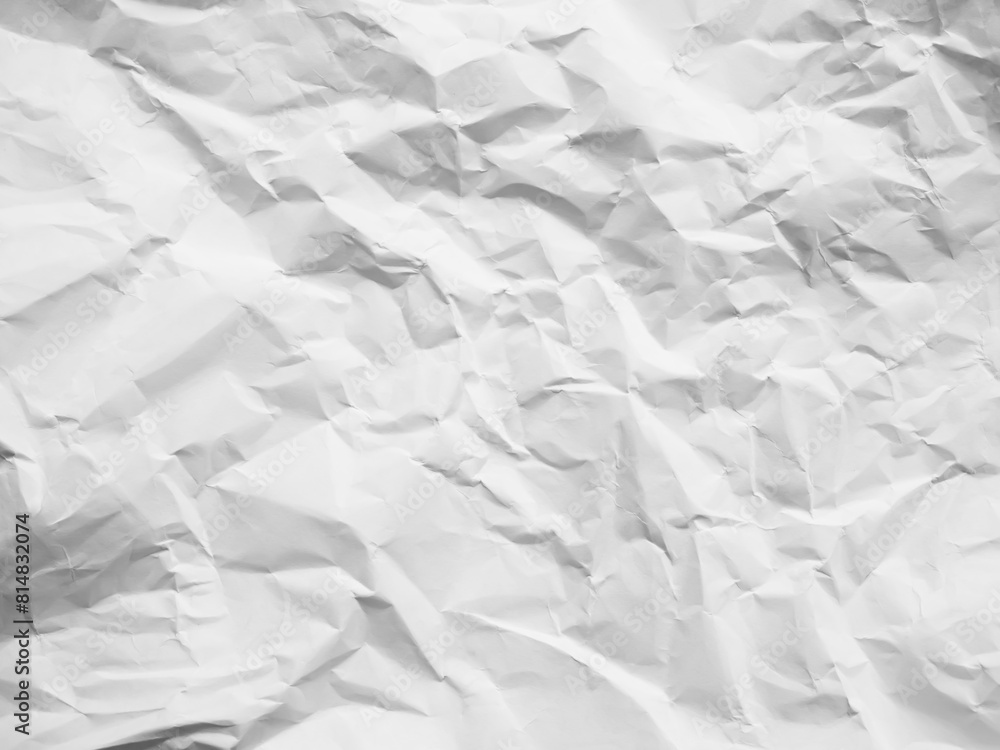 Paper White Crumpled Background Old Vintage Letter Grey Wrinkle Sheet ...