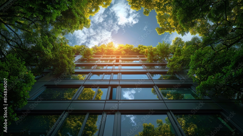 Showcase a green building certification awarded to the company's ...