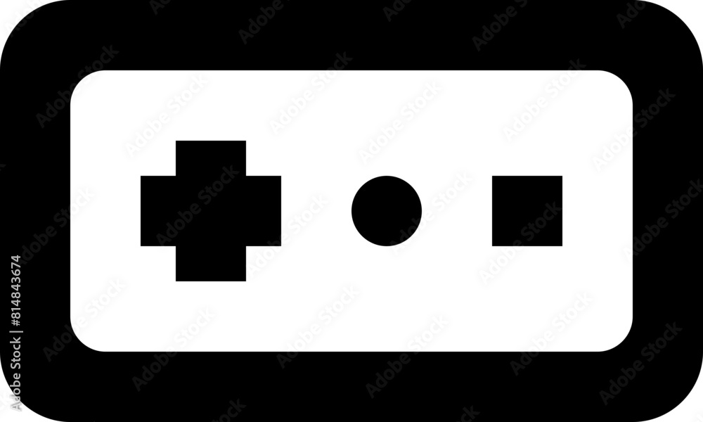 game controller round (2) Simple Outline Minimalist Icons for UI and ...