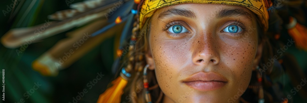 female anthropologist conducting fieldwork among indigenous tribes in ...