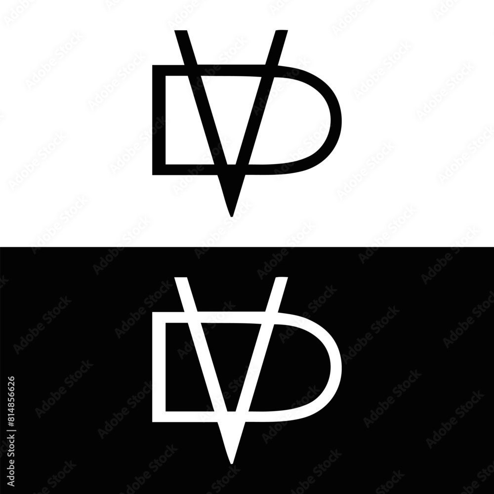 DV logo. D V design. White DV letter. DV, D V letter logo design ...