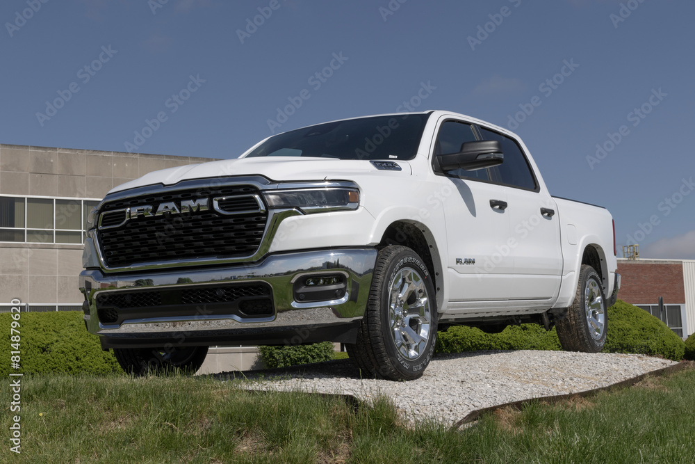 Ram 1500 SST display at the Stellantis Transmission plant. Ram offers ...