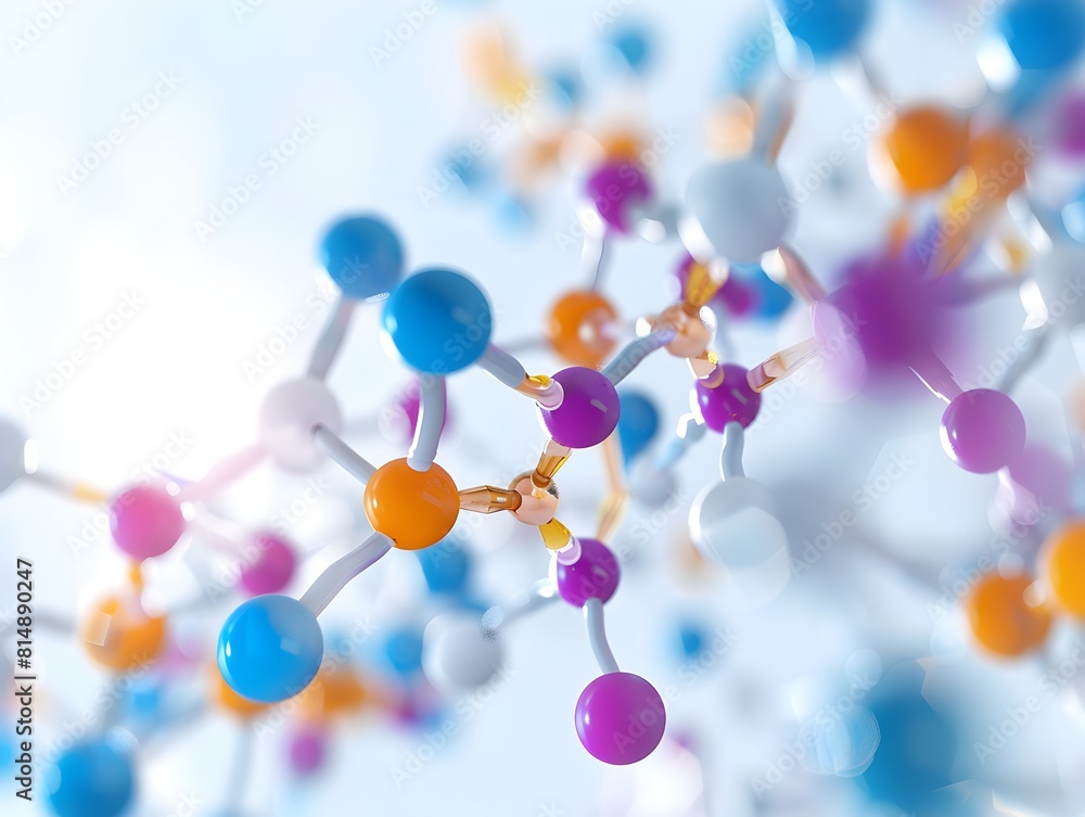 Detailed Diagram of Carbohydrate Molecule Structure Illustrating Rings ...