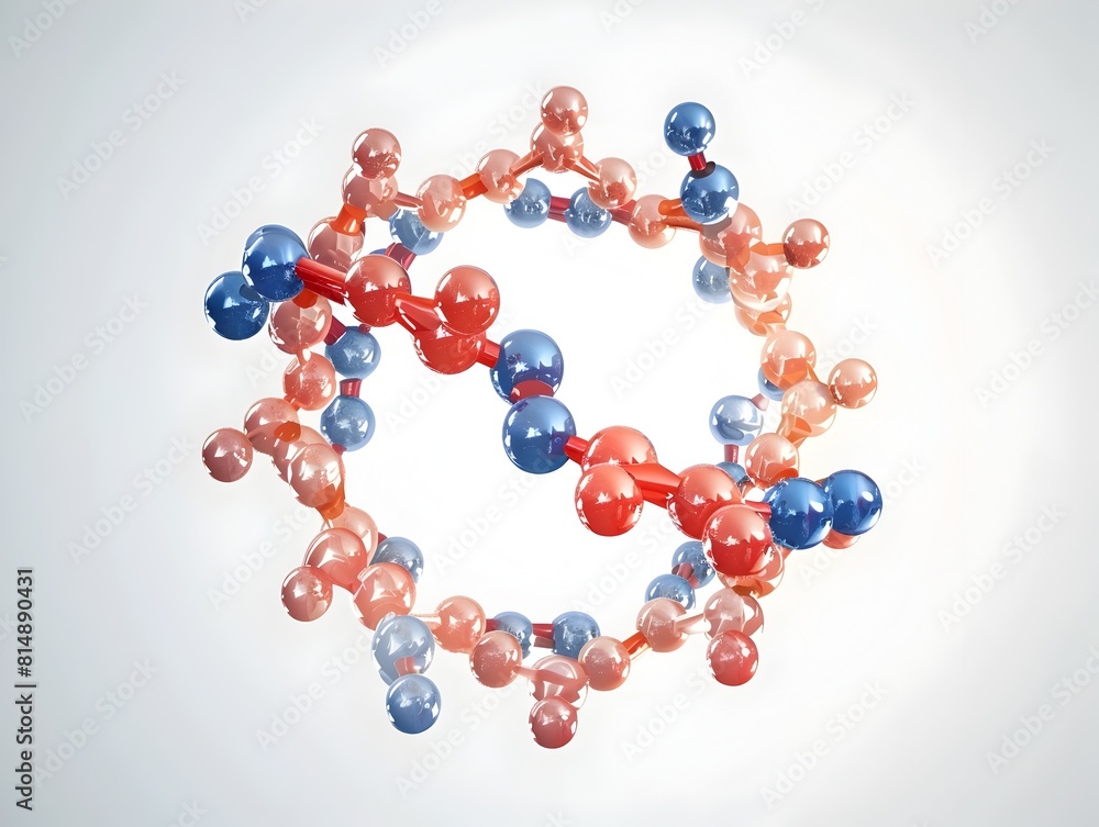 Detailed Diagram Depicting the Molecular Structure of a Carbohydrate ...