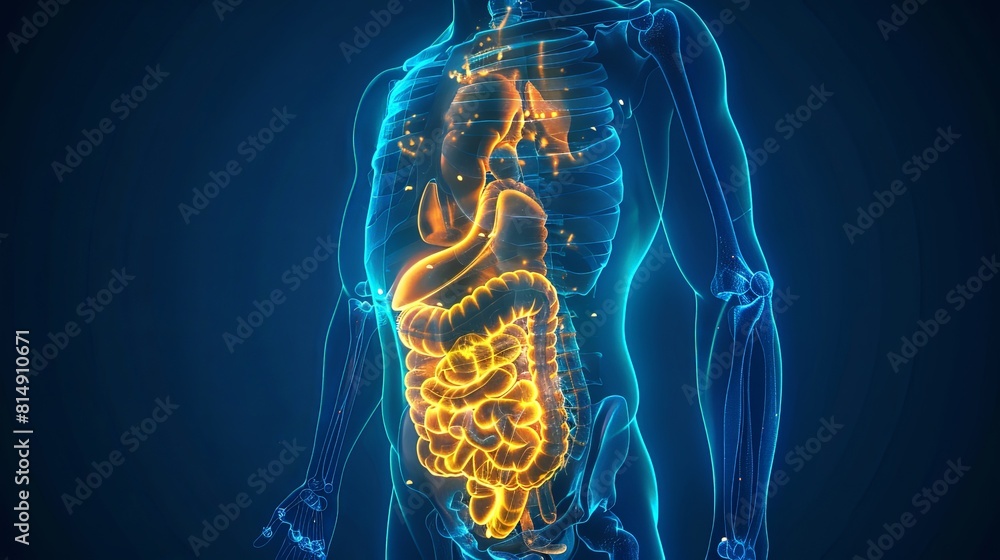 The human digestive system is a complex network of organs that work ...