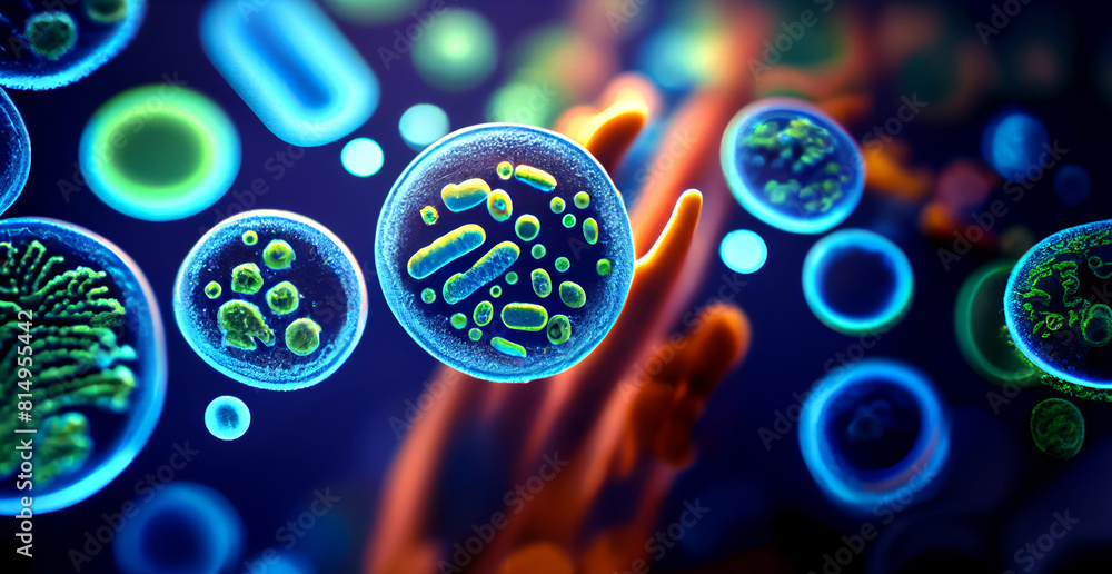 Attack of viruses, bacteria, mold spores fungi, pollen, dust ...