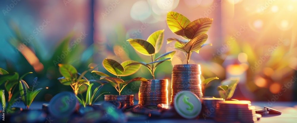 Business Growth, Investment, Profit Increase, And Growing Sales And ...