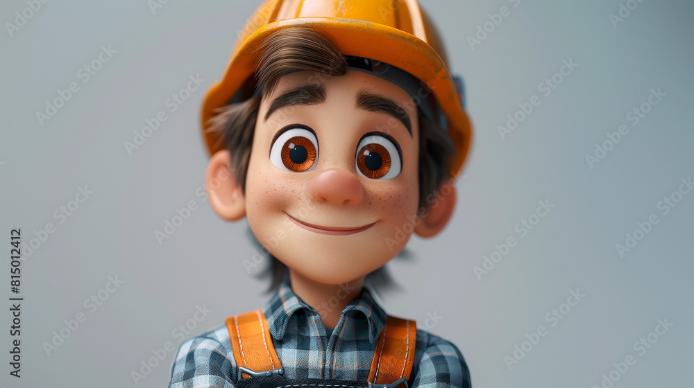 cartoon builder Stock Illustration | Adobe Stock