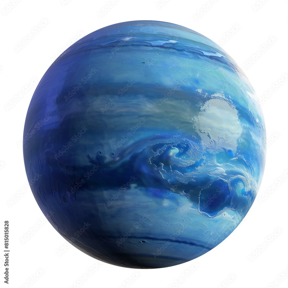 Digital image of neptune planet design , isolated on white background ...