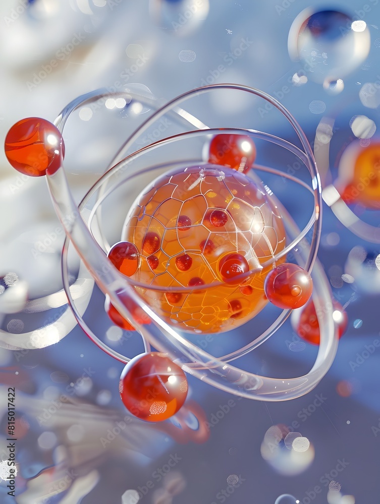 Electron Diagram Illustrating Halogen Atom Orbital Structure and ...